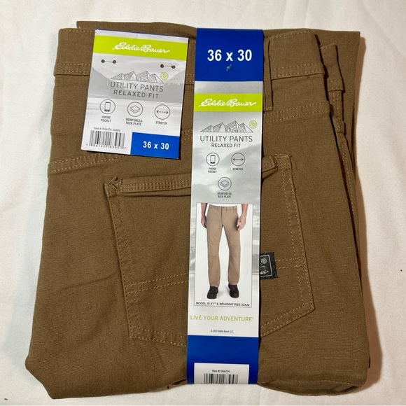 Eddie Bauer | Pants | Eddie Bauer Mens Tan Utility Pants Size 36x3 New ...